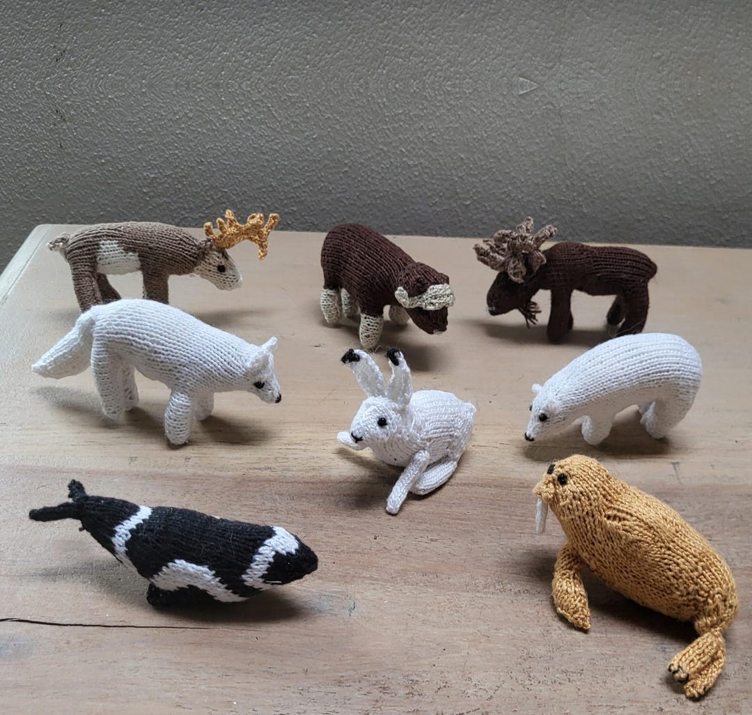Arctic Animals (knitting Pattern) - Etsy