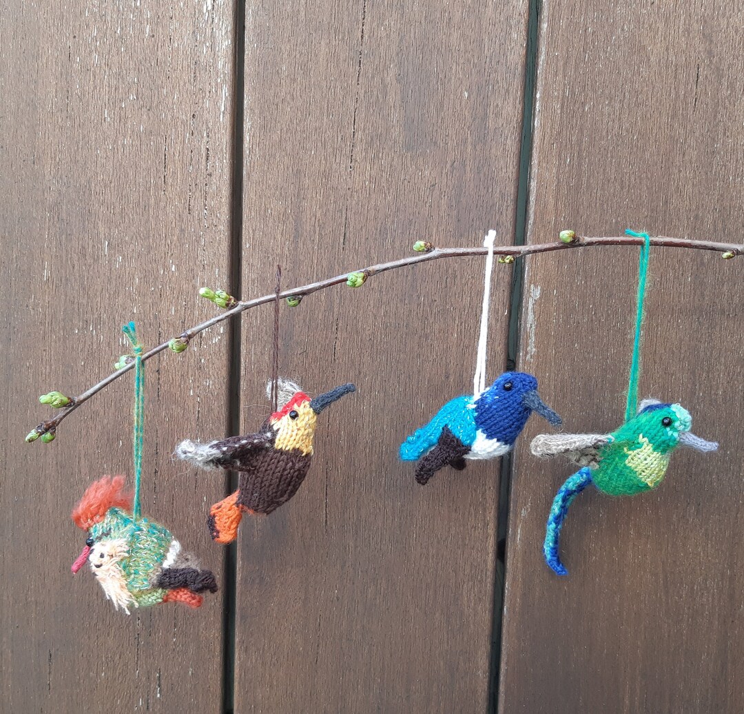 In-house Bird Watching: Hummingbirds (knitting Pattern) - Etsy