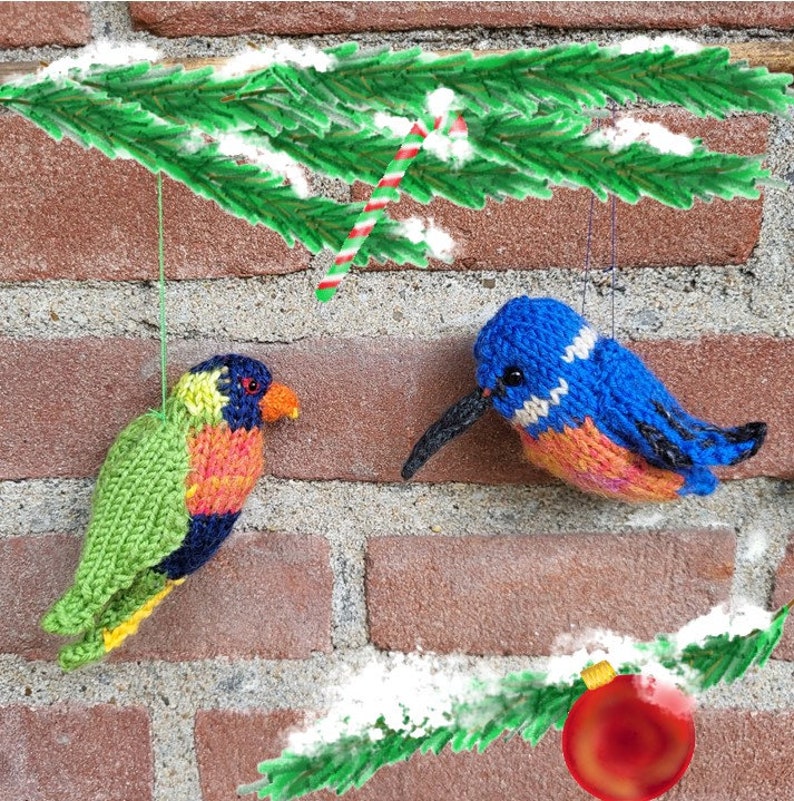 A Rainbow of Aussie Birds (knitting Pattern) - Etsy