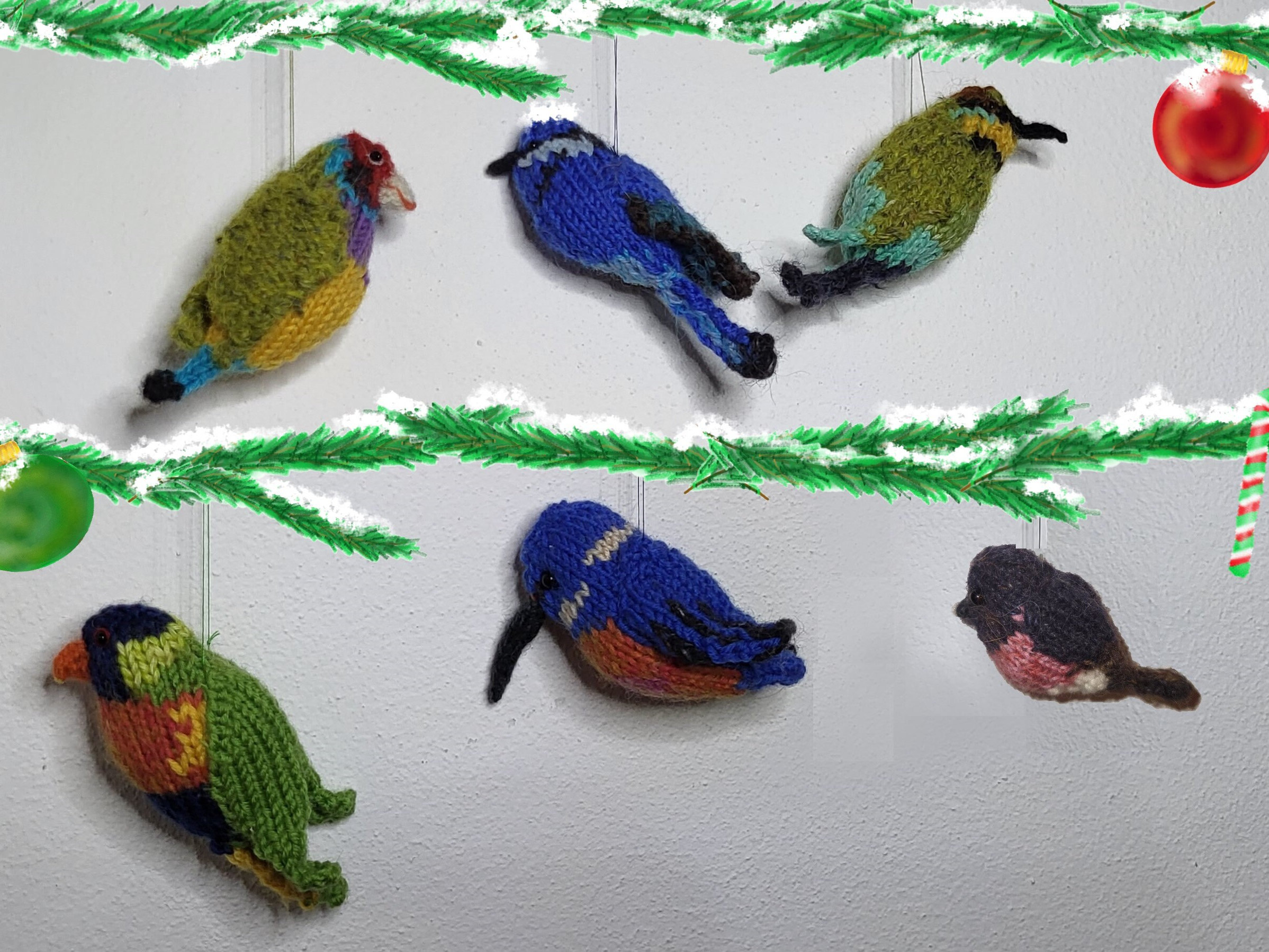 A Rainbow of Aussie Birds (knitting Pattern) - Etsy UK