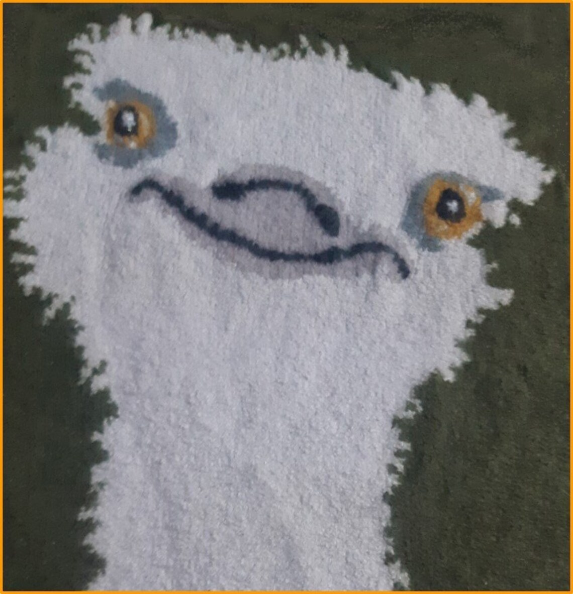 Ostrich Rug (knitting Pattern) - Etsy