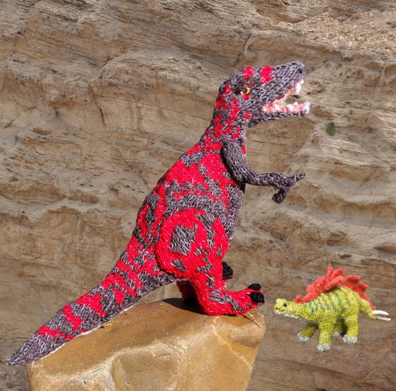 Allosaurus knitting Pattern - Etsy