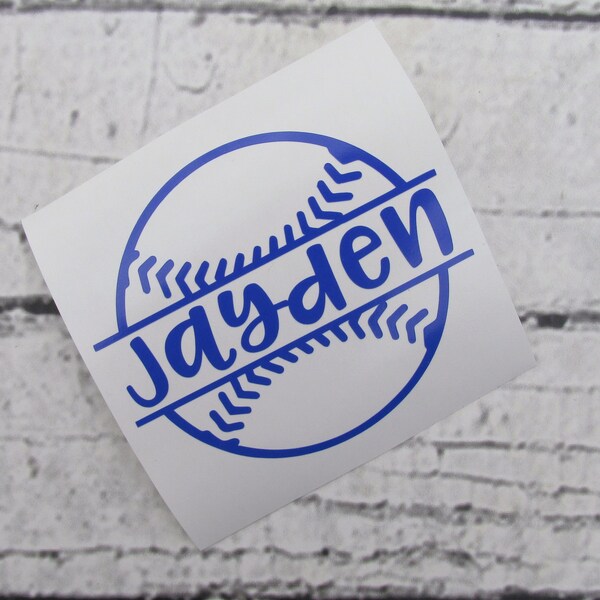 Baseball Decal - Etsy