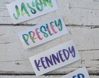 Personalized Name Decal Custom Stickers Custom Name Sticker Decals for ...