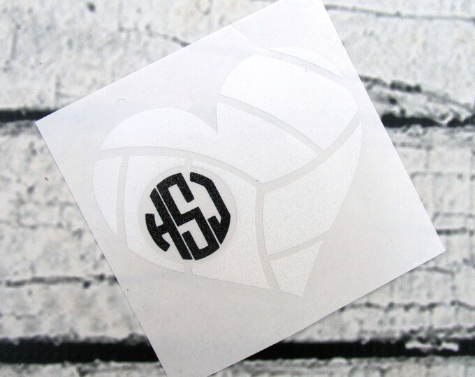 3 Inch Laptop Monogram Decal Vinyl Monogram Decal Monogram | Etsy