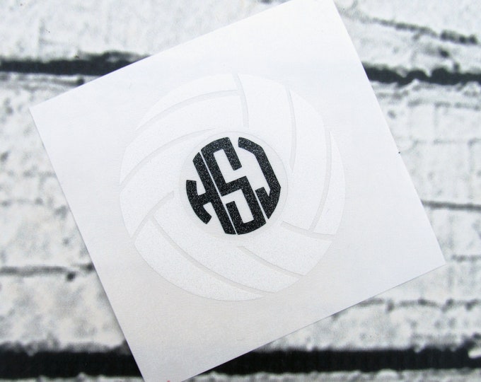 3 Inch Laptop Monogram Decal Vinyl Monogram Decal Monogram | Etsy