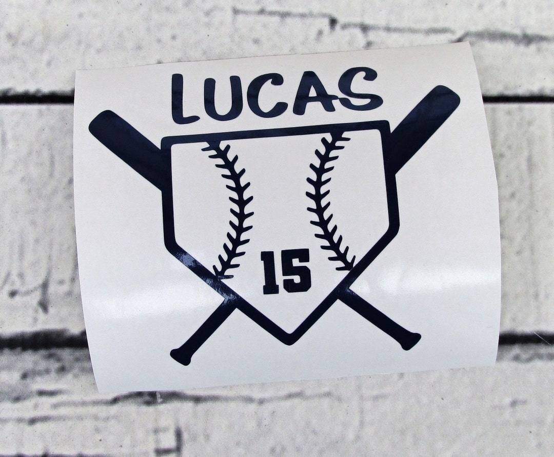 Sports Baseball Decal - Baseball Decal - Vinyl Decal - Baseball Sticker ...