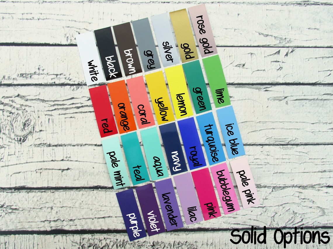 Vinyl Name Decal initial Decal Tumbler Decal Cup Decal - Etsy