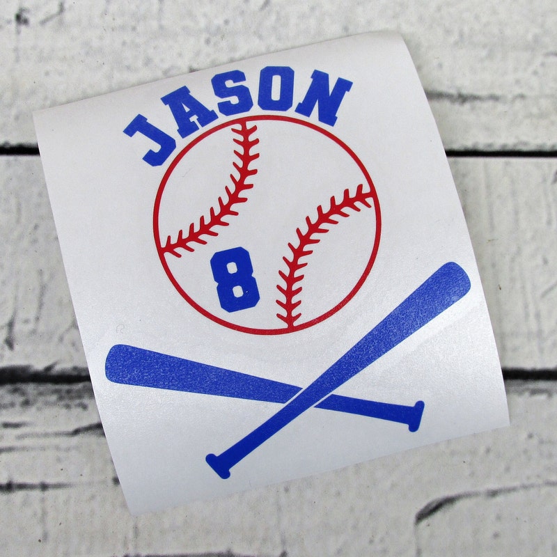 Baseball Decal - Etsy