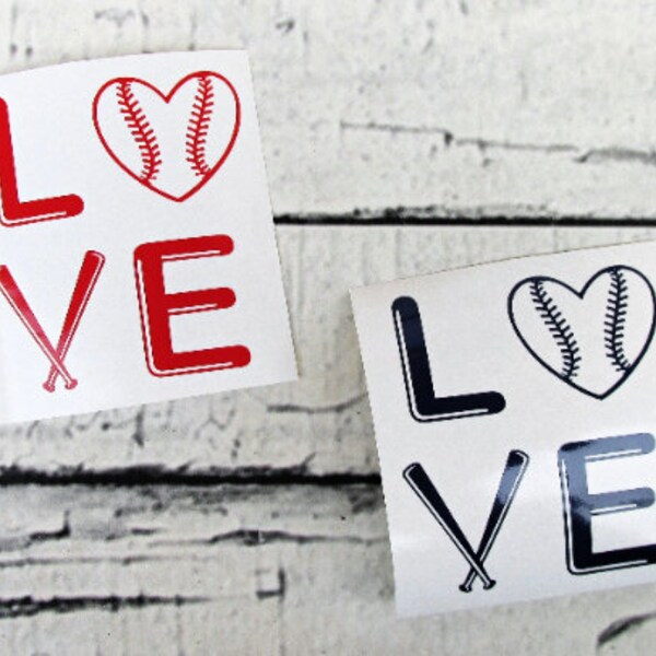 Baseball Decal - Etsy