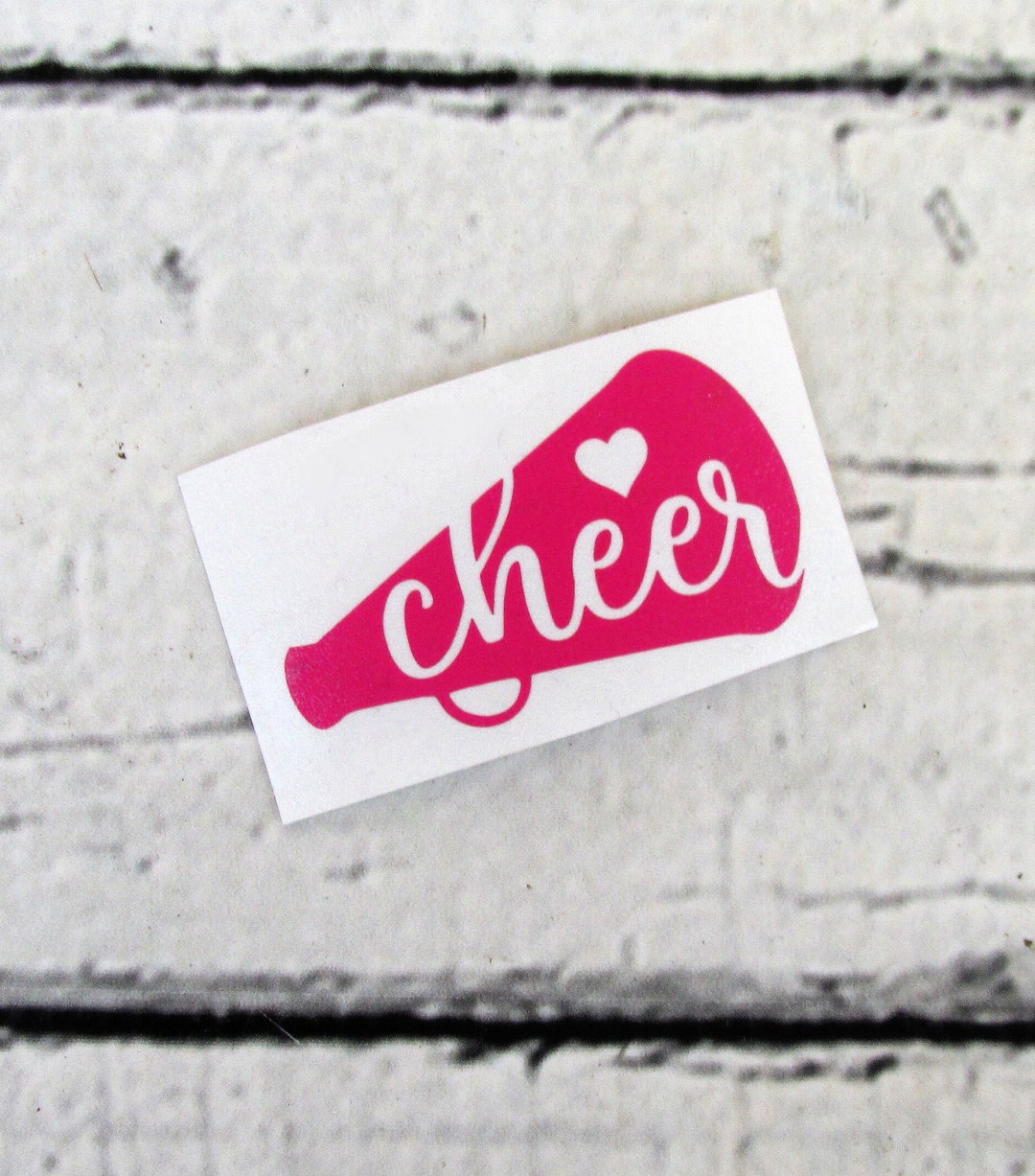 Vinyl Cheer Decal - Cheer Monogram Decal - Cheerleading Vinyl Sticker ...