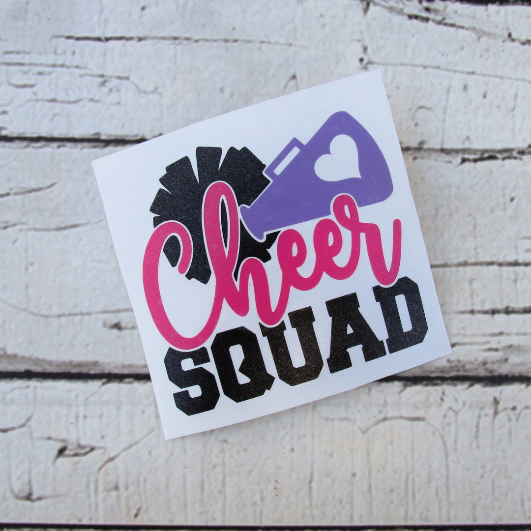 Vinyl Cheer Decal Cheer Squad Decal Cheerleading Vinyl - Etsy