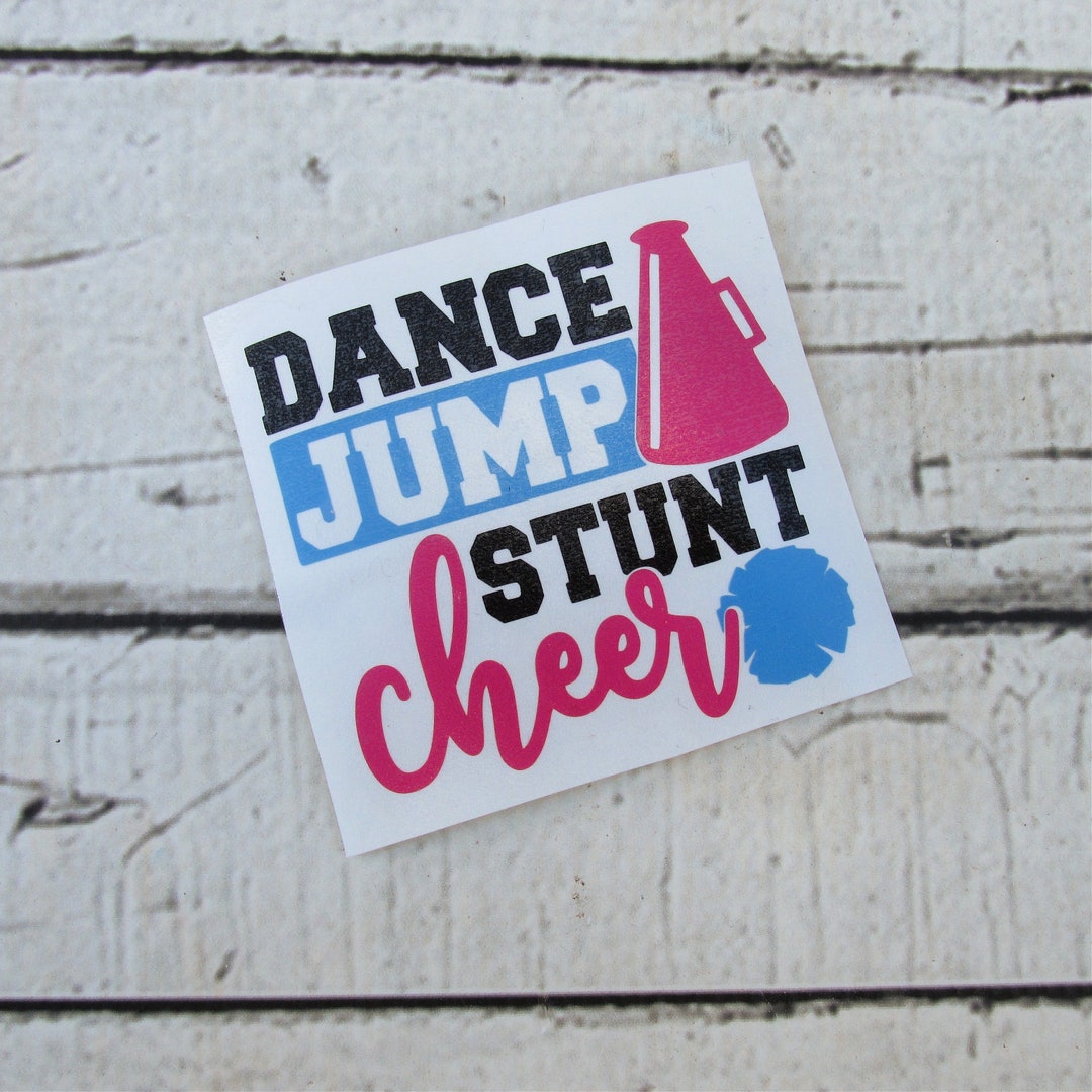 Vinyl Cheer Decal - Cheer Squad Decal - Cheerleading Vinyl Sticker ...
