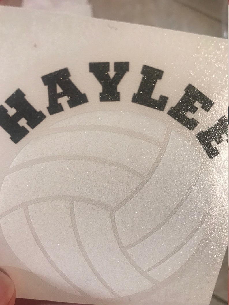 Vinyl Volleyball Decal Personalized Volleyball Sticker Car - Etsy
