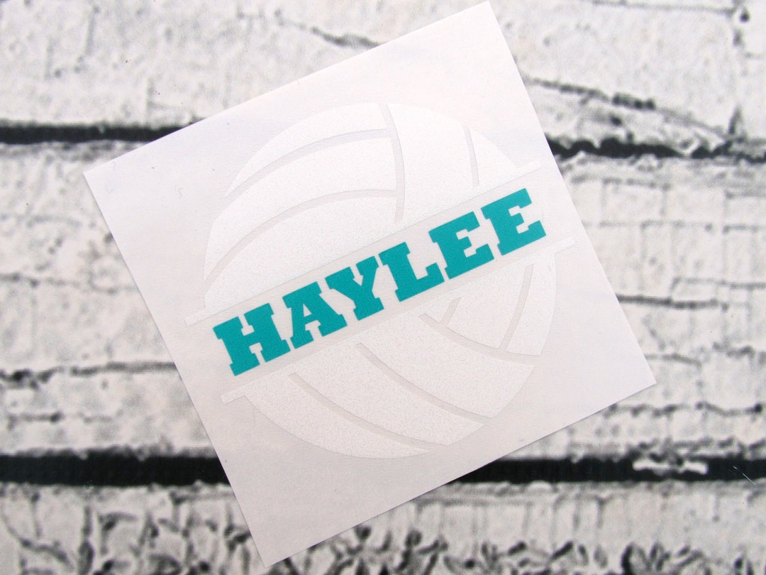 Vinyl Volleyball Decal - Personalized Volleyball Sticker - Car Decal ...