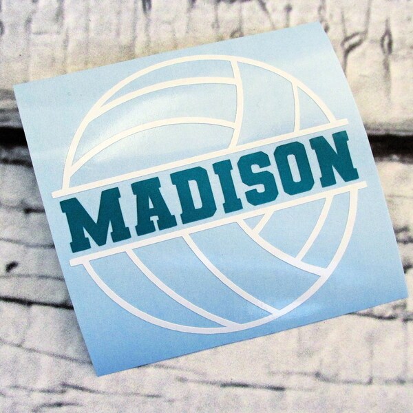 Volleyball Decal - Etsy