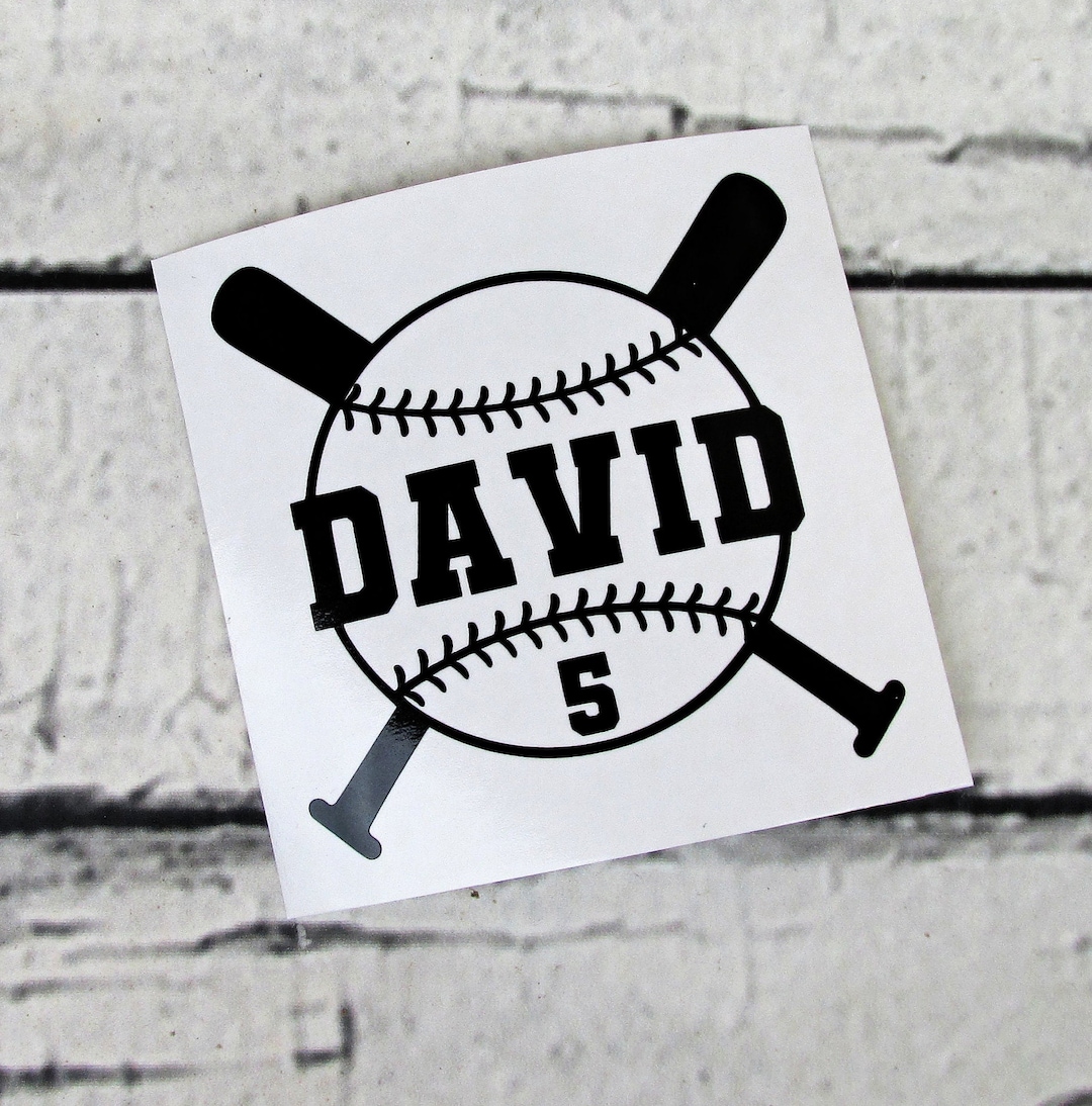 Baseball Decal - Vinyl Decal - Baseball Sticker - Water Bottle Decal ...