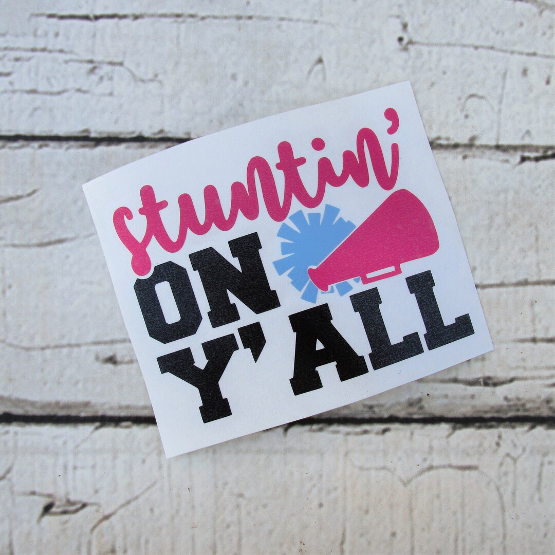 Vinyl Cheer Decal - Cheer Squad Decal - Cheerleading Vinyl Sticker ...