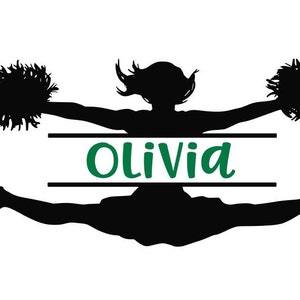 Vinyl Cheer Personalized Decal - Cheer Stunts Decal - Cheerleading ...