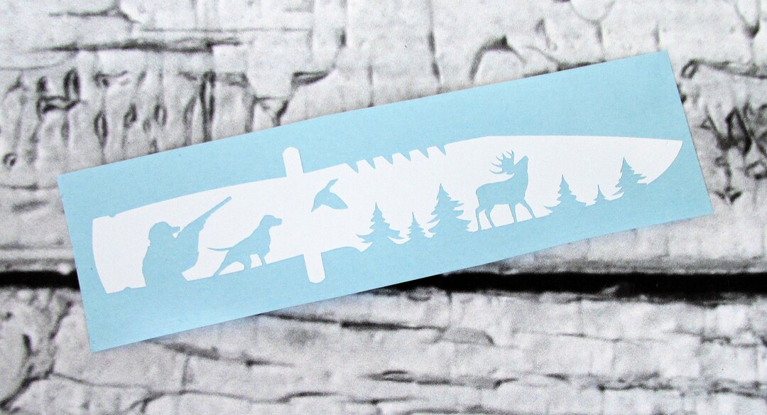 Custom Shadow Hunter Knife Decal - Custom Hunter Sticker - Hunter Gift ...
