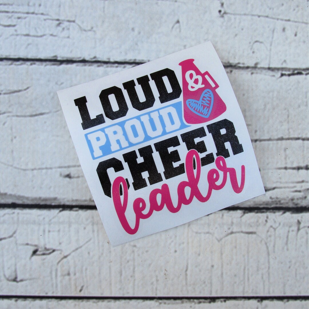 Vinyl Cheer Decal - Cheer Squad Decal - Cheerleading Vinyl Sticker ...