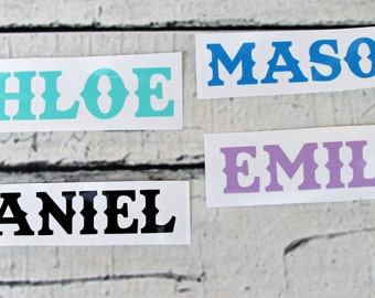 Personalized Name Decal Custom Decals Custom Name Stickers Decals for ...