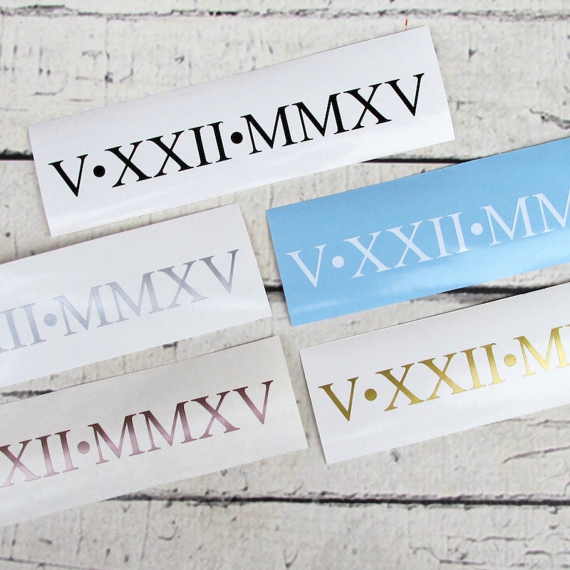 Roman Numeral Tattoo - Etsy