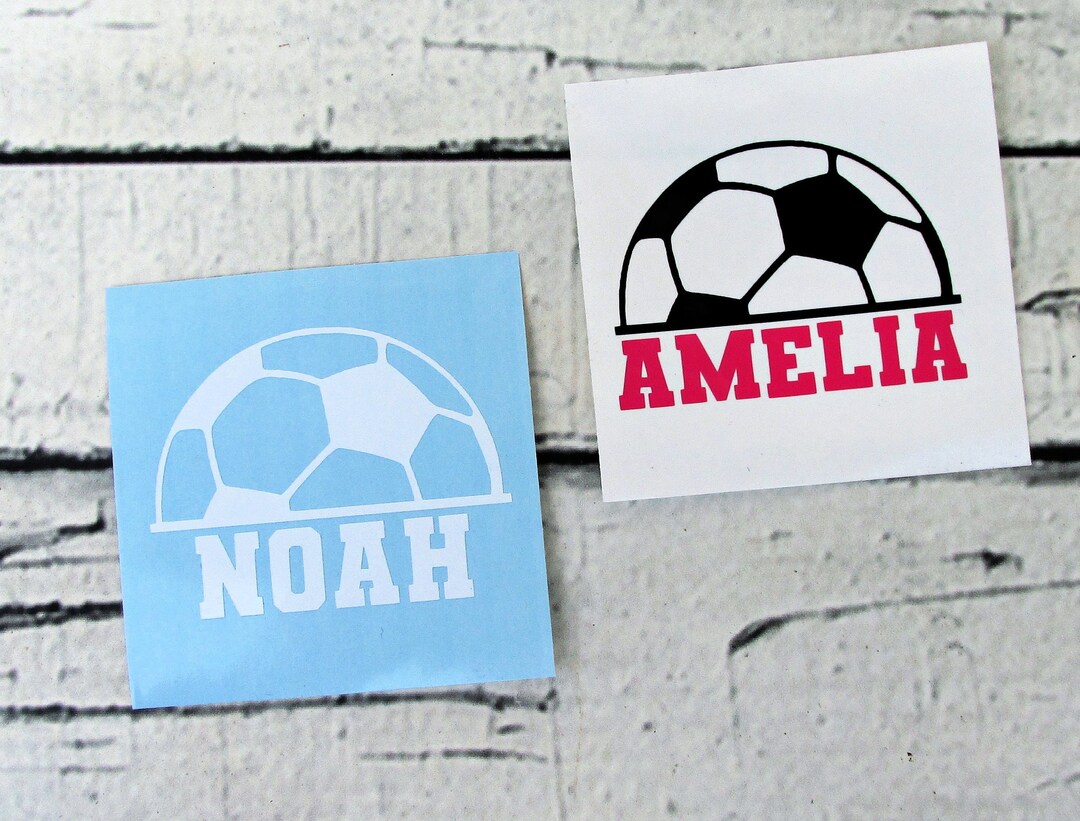 Soccer Ball Decal - Custom Soccer Decal - Soccer Player Decal ...