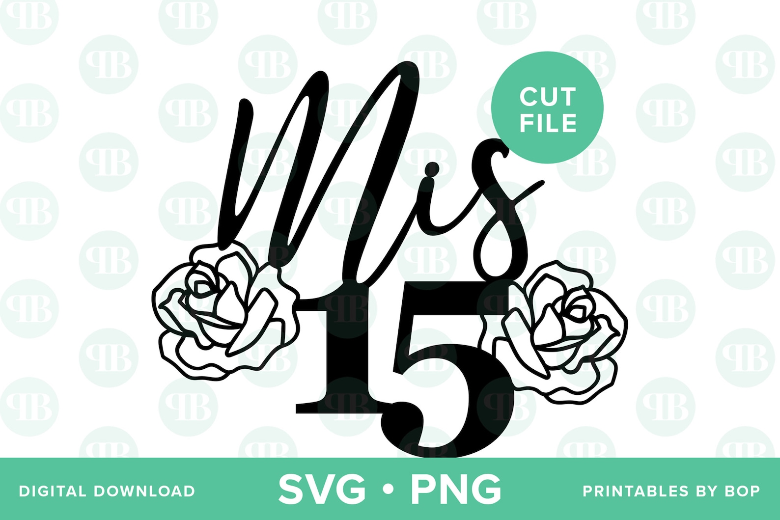 Mis Quince SVG, Quinceañera SVG, Mis 15 Svg, Quinceañera Cake Topper ...