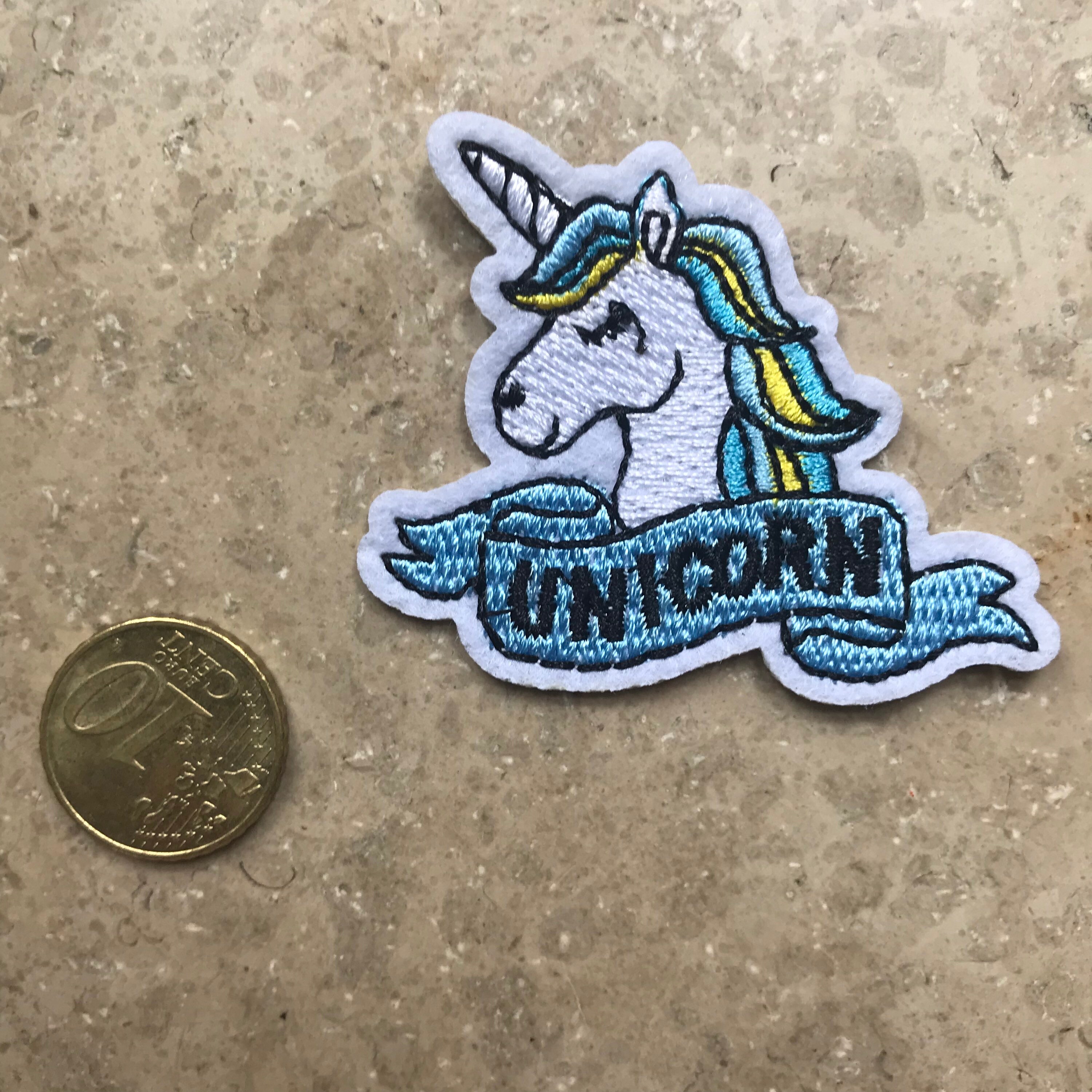 Einhorn Patch, Regenbogenpatch zum Aufbügeln oder Aufnähen - Etsy.de