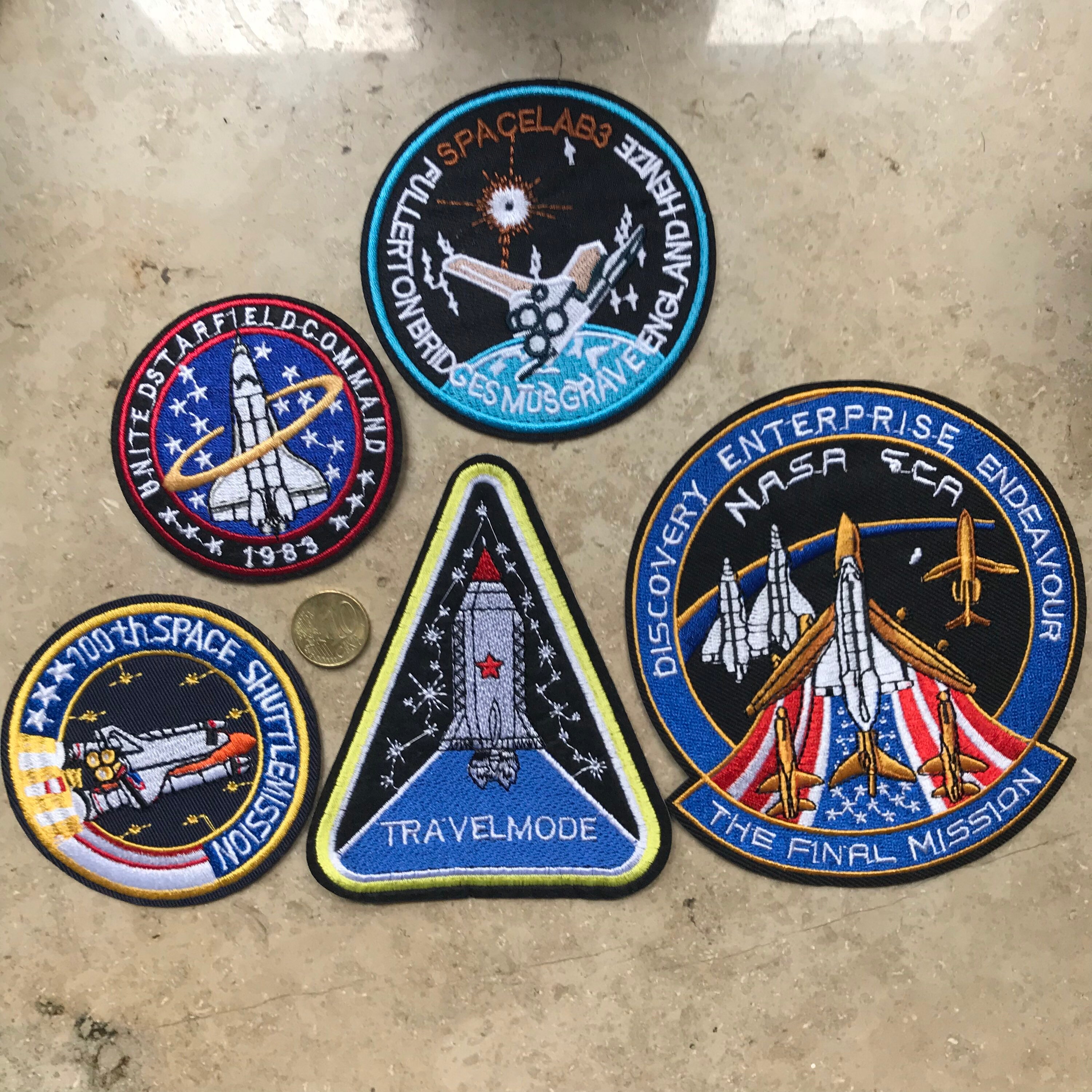1983 Nasa Patches