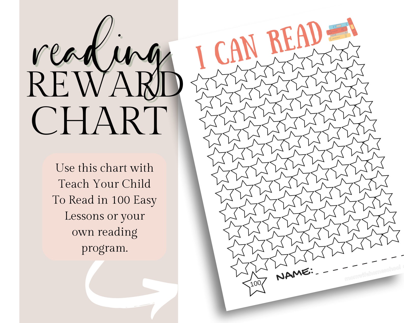 Reading Rewards Chart | Teach Your Child to Read in 100 Easy Lessons ...