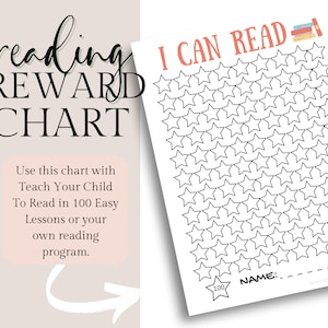 Reading Rewards Chart | Teach Your Child to Read in 100 Easy Lessons ...