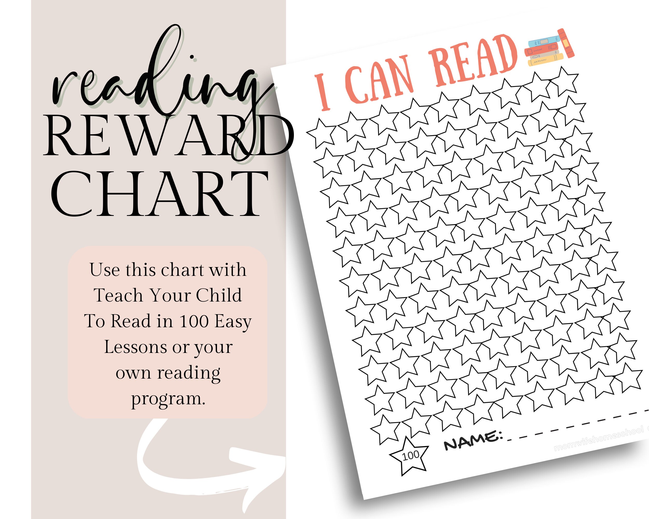 Reading Rewards Chart | Teach Your Child to Read in 100 Easy Lessons ...