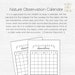 Charlotte Mason Observation Calendars, Nature Study, Charlotte Mason ...