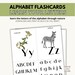Nature Alphabet Flashcards ABC Flash Cards Nature Study Homeschool ...