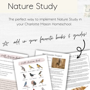 North American Birds Nature Study Unit, Unit Study, Homeschool ...