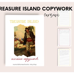Treasure Island Cursive Copywork Cursive Handwriting Practice ...