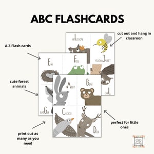 Forest Alphabet Worksheets | Alphabet Printables | Homeschool ...