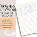 Treasure Island Cursive Copywork Cursive Handwriting Practice ...