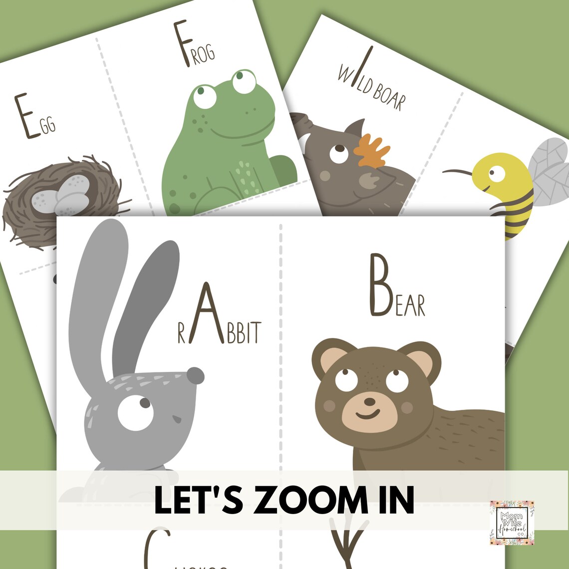 Forest Alphabet Worksheets Alphabet Printables Homeschool Printables ...