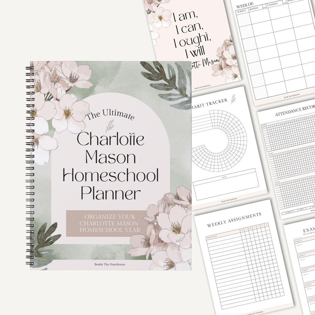 The Ultimate Charlotte Mason Homeschool Planner | Undated Homeschool ...