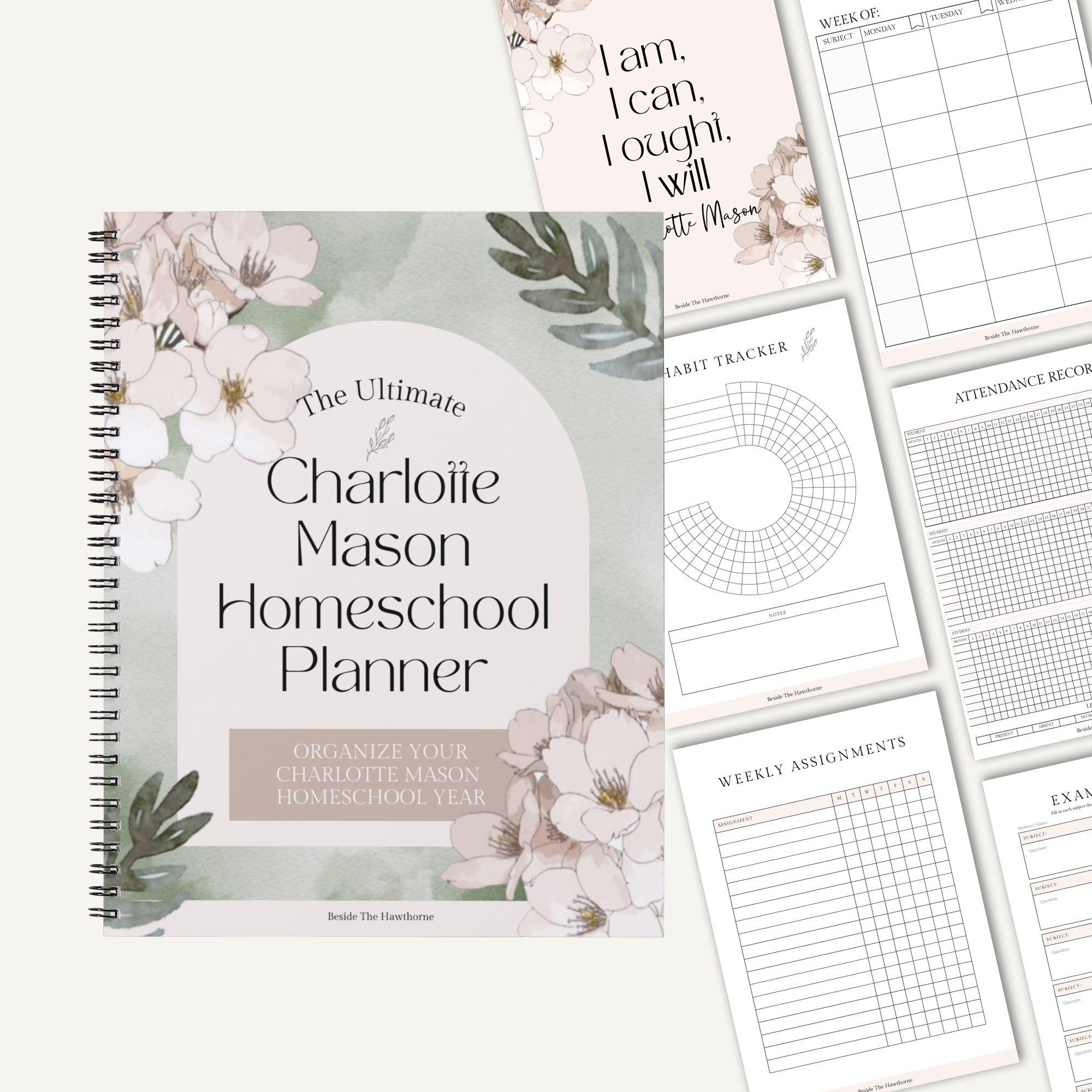The Ultimate Charlotte Mason Homeschool Planner | Undated Homeschool ...