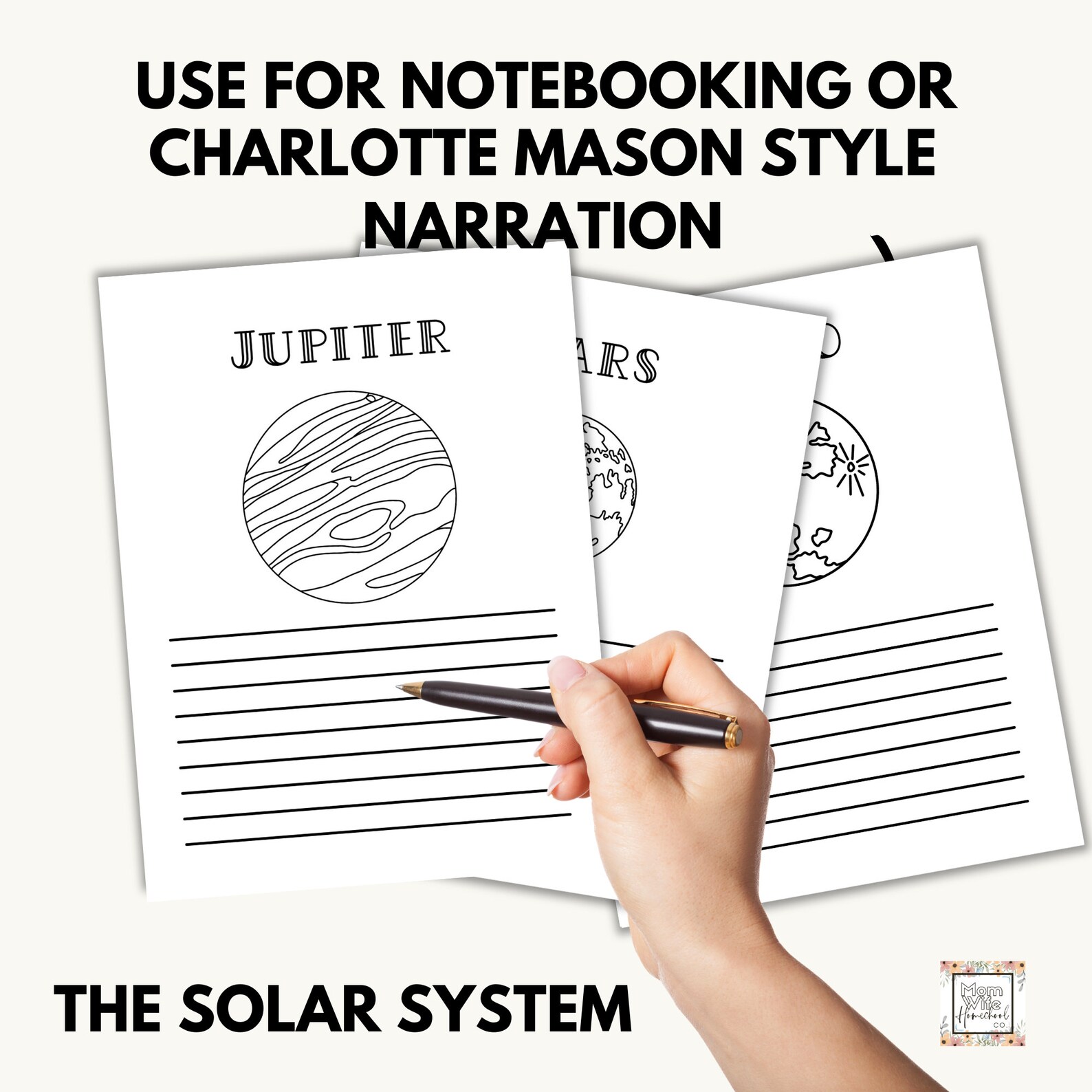 Solar System Notebooking Worksheets Printable Science - Etsy