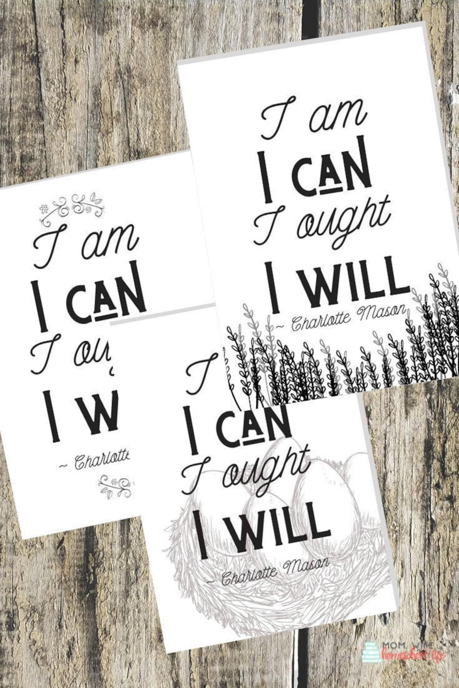 Charlotte Mason Motto Wall Art - Etsy