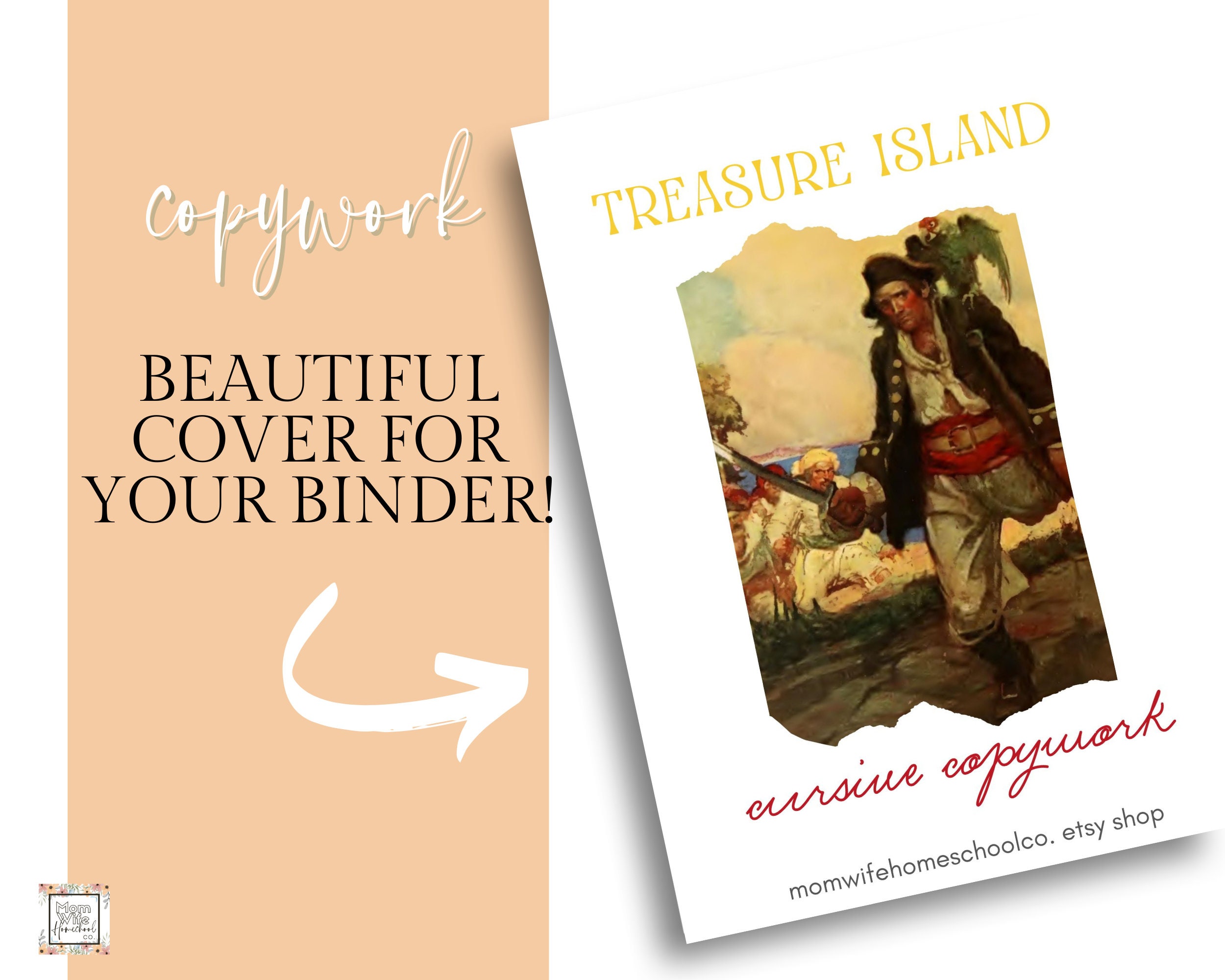 Treasure Island Cursive Copywork Cursive Handwriting Practice ...