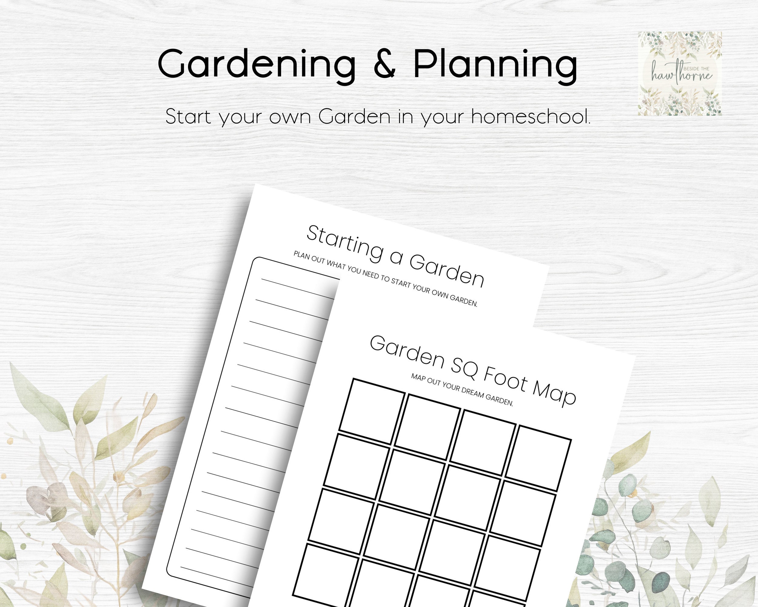 Garden Nature Study Unit, Unit Study, Homeschool Curriculum, Homeschool ...