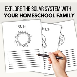 Solar System Notebooking Worksheets | Printable Science Notebook Pages ...