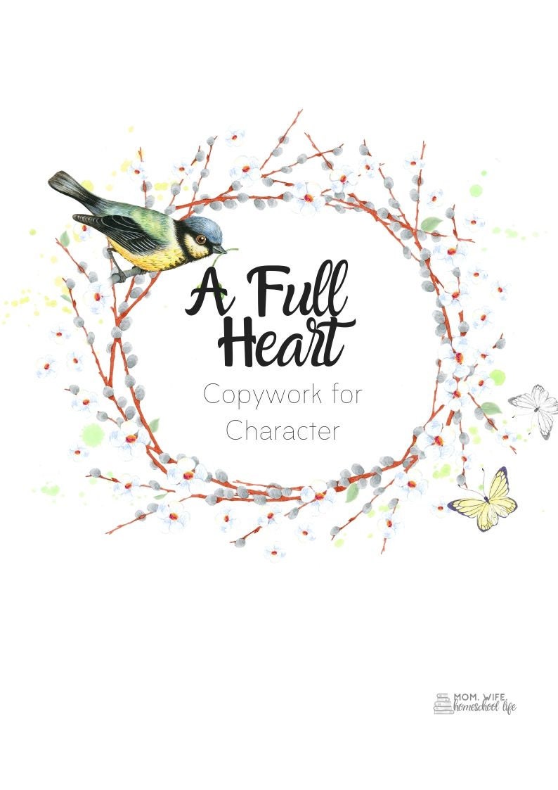 A Full Heart: Copywork for Character | Etsy