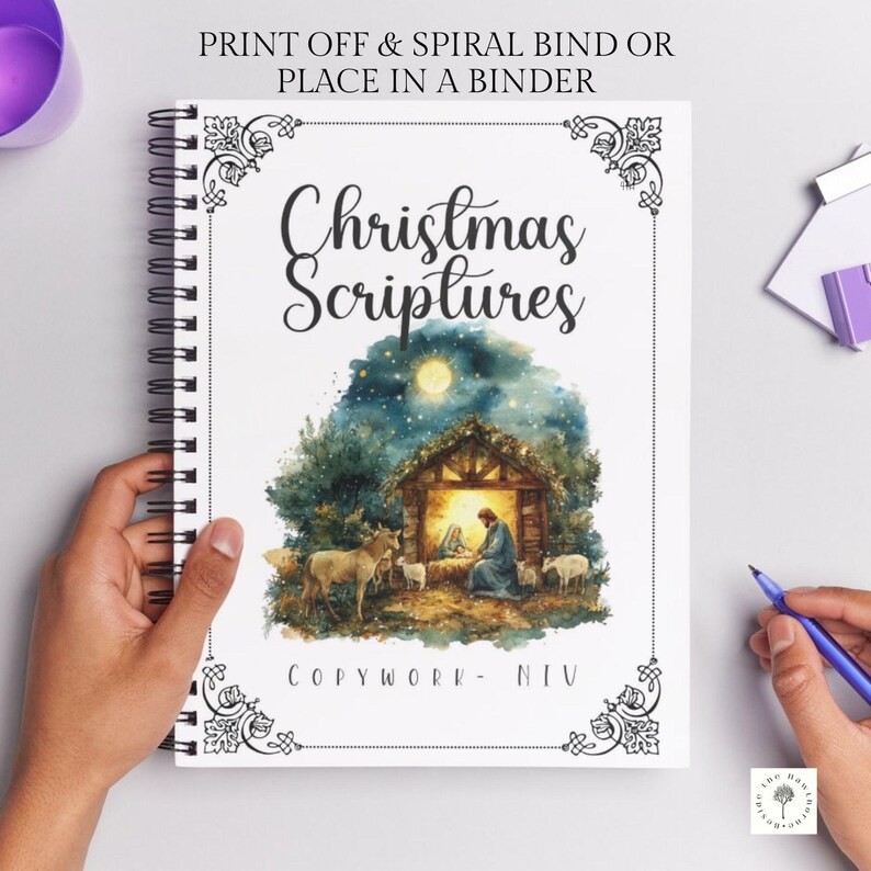Christmas Scriptures Copywork: Print Bible Copywork | Homeschool ...